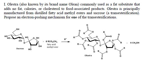 Solved I Olestra (also known by its brand name Olean) | Chegg.com