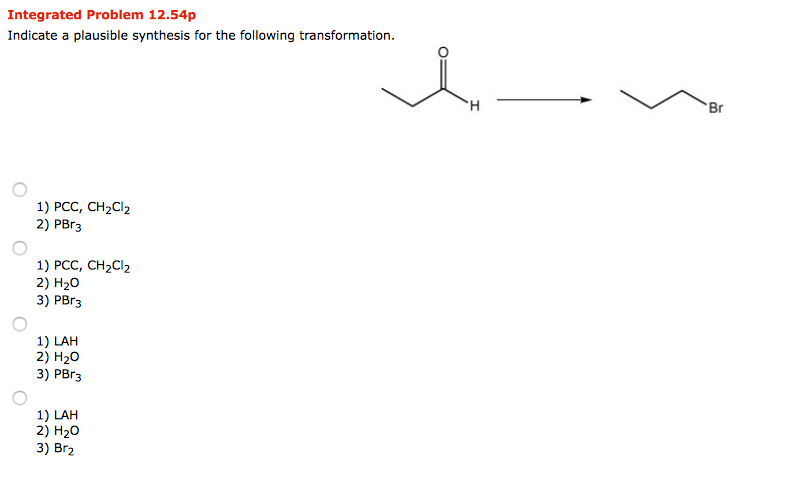 Solved Integrated Problem 12.54p Indicate a plausible | Chegg.com Solved Integrated Problem 12.54p Indicate a plausible | Chegg.com