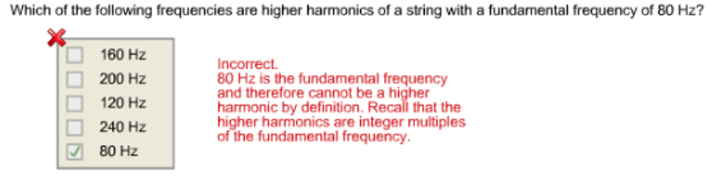 Solved Which of the following frequencies are higher | Chegg.com