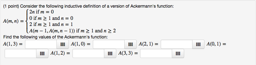 Solved Consider the following inductive definition of a | Chegg.com