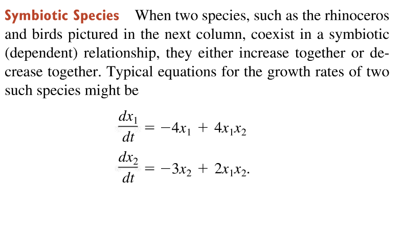 Solved Symbiotic Species When two species, such as the | Chegg.com