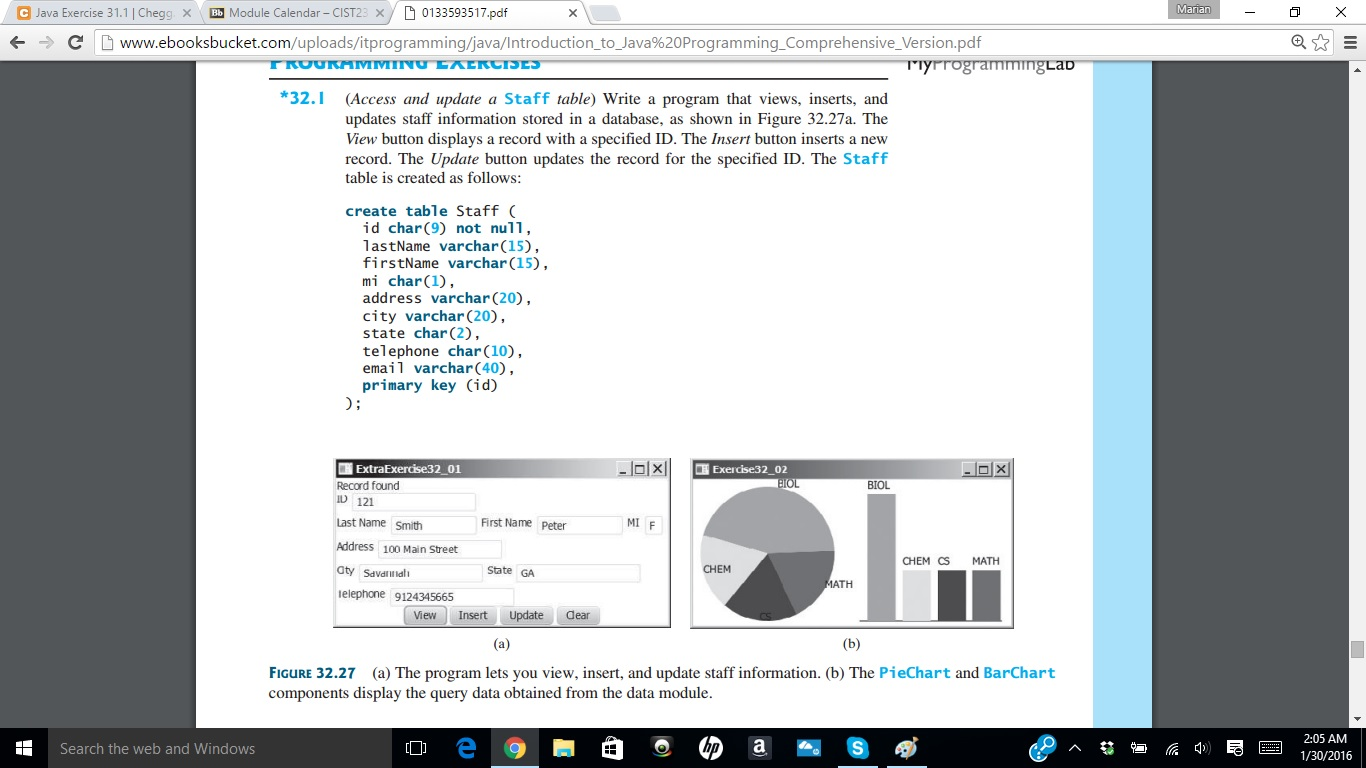 Solved java exercise 32.1 to see the picture better, right | Chegg.com