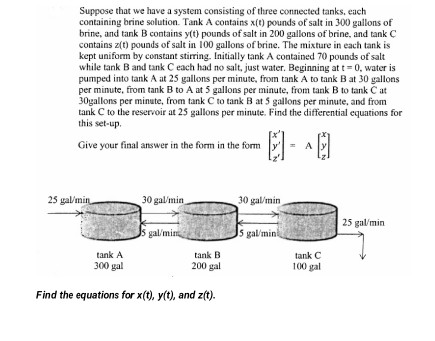 Solved Suppose that we have a system consisting of three | Chegg.com