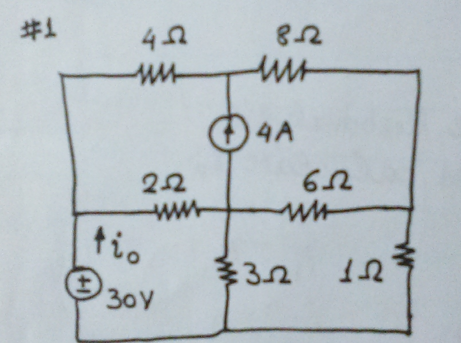 Solved Find current i0 using Mesh Analysis. | Chegg.com