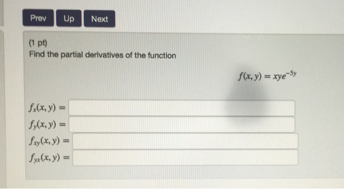 Solved Find the partial derivatives of the function f(x, y) | Chegg.com