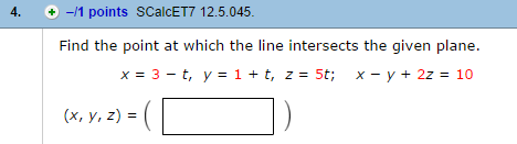 Solved Find parametric equations for the line through (5, 2, | Chegg.com