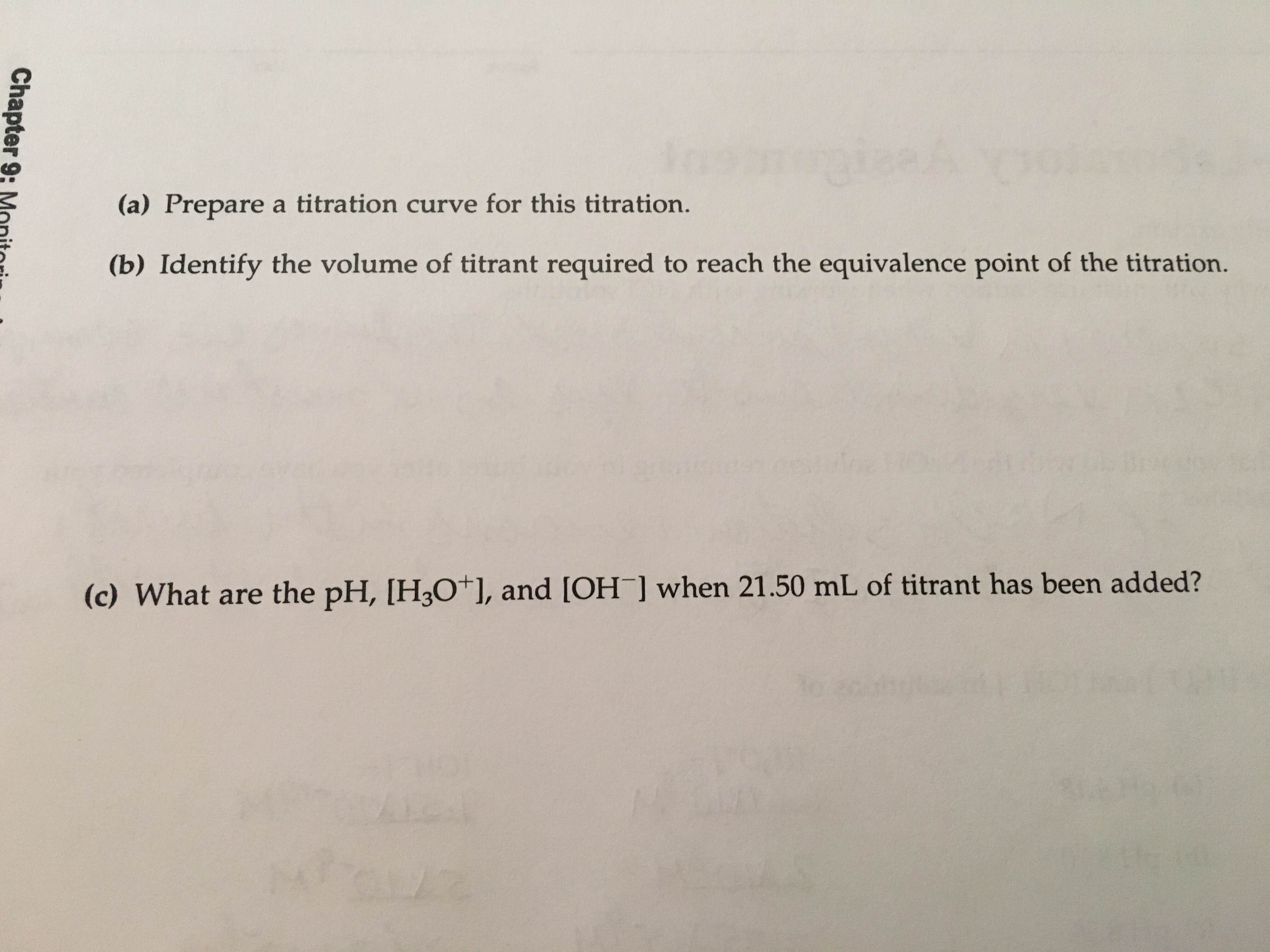 Solved Monitoring Acid-Base Titrations with a pH meter | Chegg.com