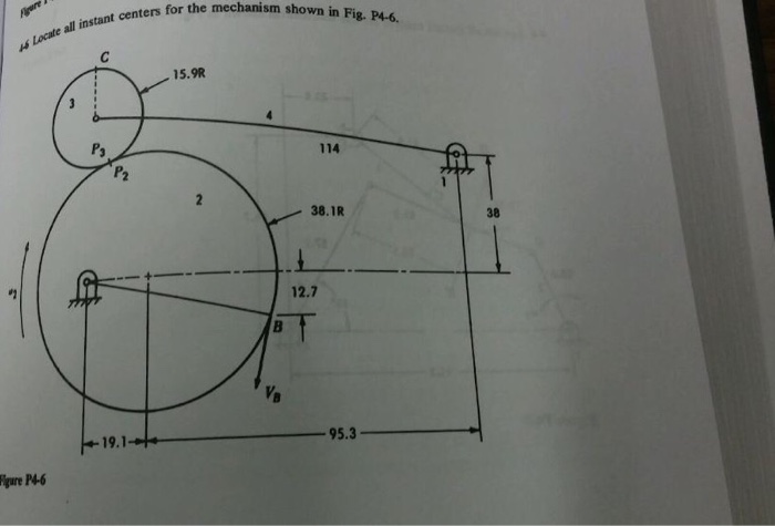Solved Locate all instant centers for the mechanism shown in | Chegg.com