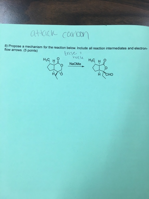Solved Propose a mechanism for the reaction below. Include | Chegg.com
