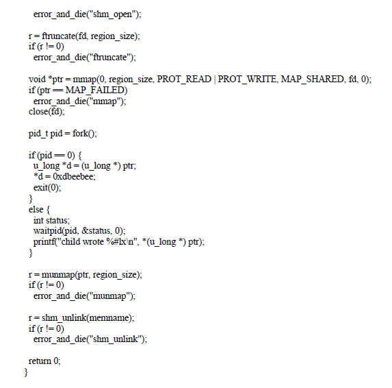 Solved The program attached below is an example of shared | Chegg.com