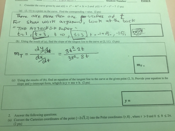 Solved Consider the curve given by and x(t) = t^2 - 4t^2 + | Chegg.com