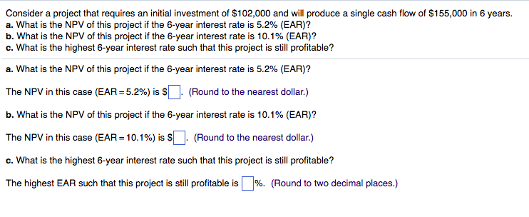 Solved Consider a project that requires an initial | Chegg.com