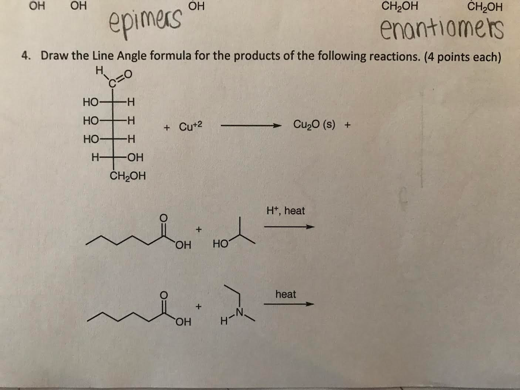 Solved ooepimo OH OH OH CH2OH CH2OH enantiomers Draw the | Chegg.com