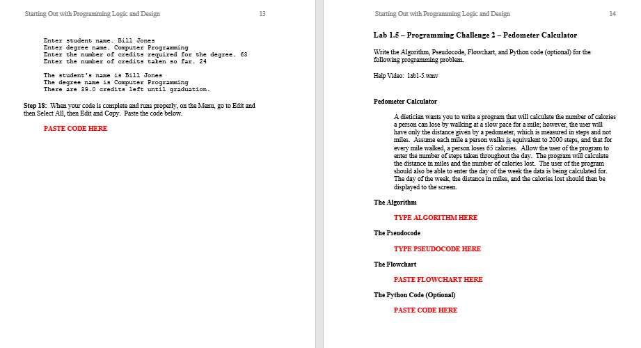 Solved Lab 1.4-Python Code (Optional) Critical Review | Chegg.com