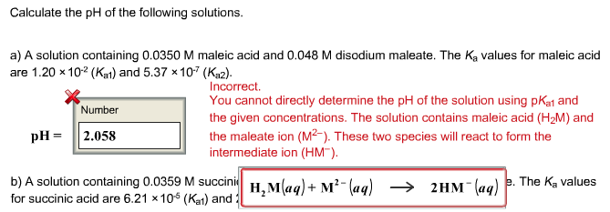 Solved Calculate the pH of the following solutions. a) A | Chegg.com