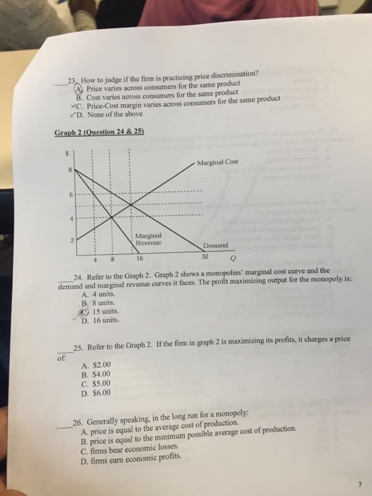 Solved 16, producer surplus is represented by the area A | Chegg.com