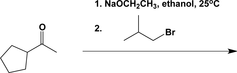 Solved 1. NaOCH2CH3, ethanol, 25°C 2. Br | Chegg.com