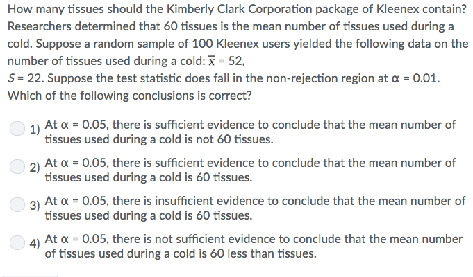 Solved How Many Tissues Should The Kimberly Clark Chegg solved-how-many-tissues-should-the-kimberly-clark-chegg
