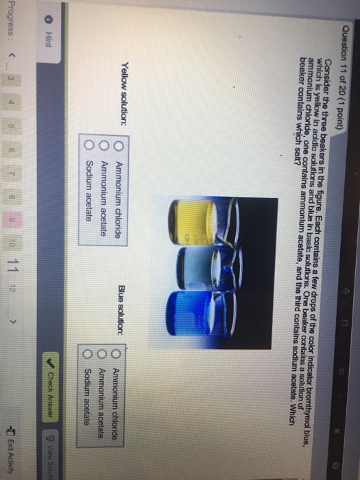 Solved consider the three beakers in the figure. Each | Chegg.com