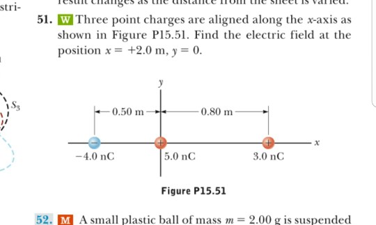 Solved Three point charges are aligned along the x-axis as | Chegg.com