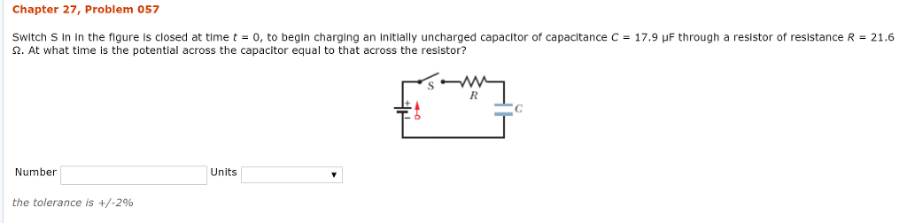 Solved Chapter 27, Problem 057 Switch S in in the figure is | Chegg.com