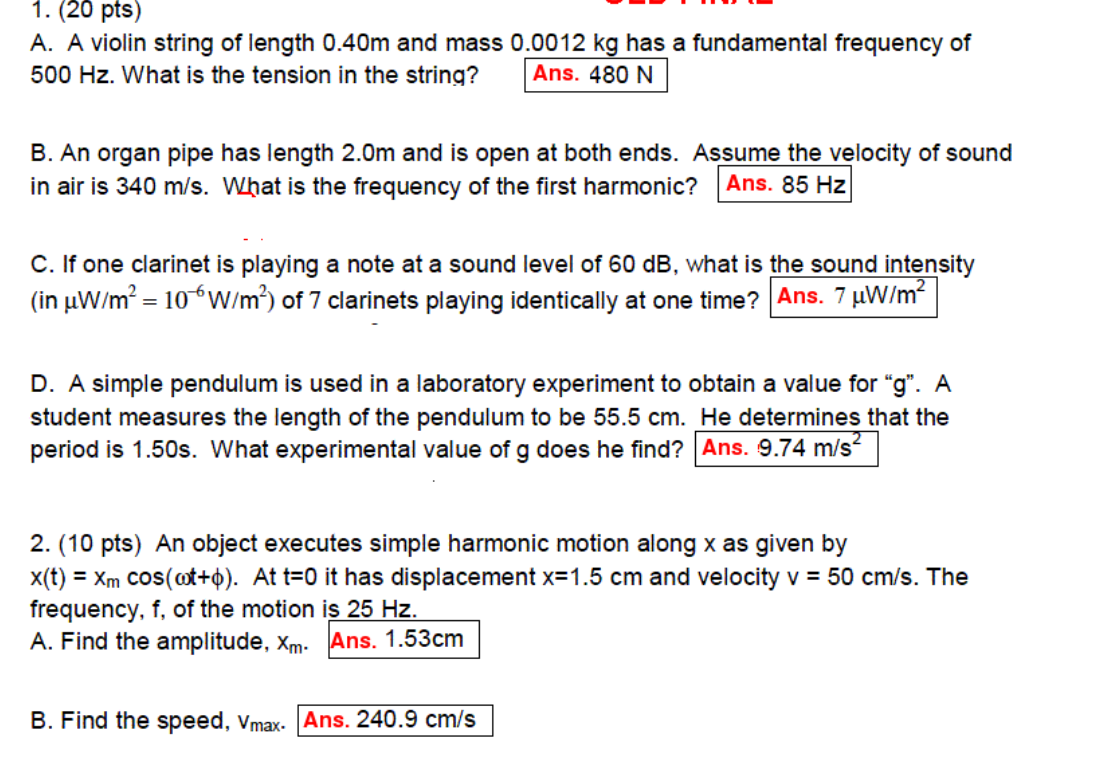 Solved A violin string of length 0.40m and mass 0.0012 kg | Chegg.com