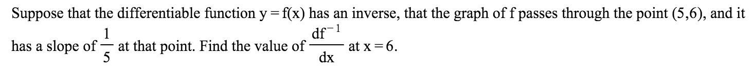Solved Suppose that the differentiable function y = f(x) has | Chegg.com