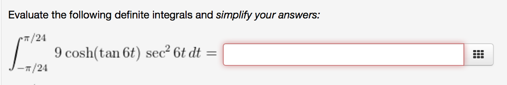 Solved Evaluate the following definite integrals and | Chegg.com