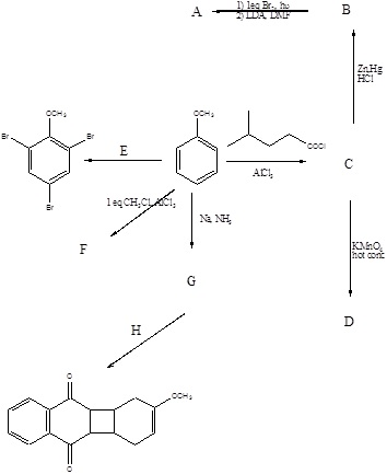 Solved In the following scheme provide the product or | Chegg.com