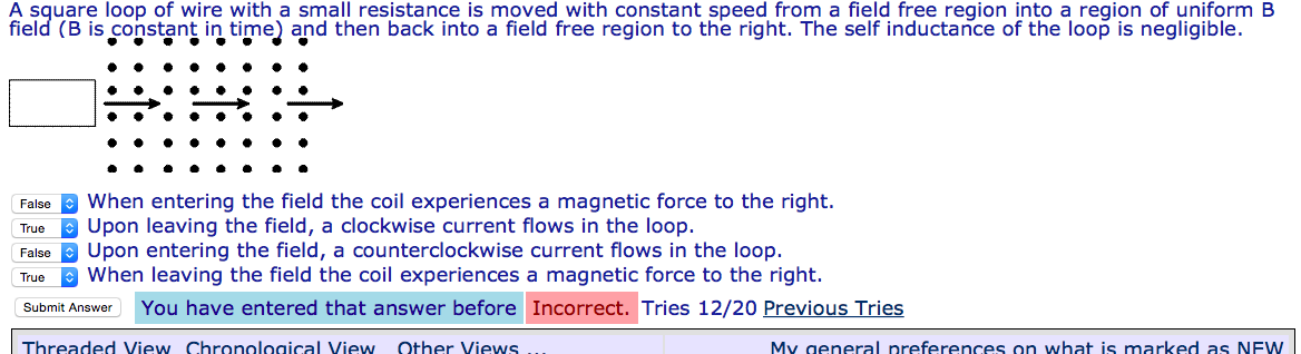 Solved A square loop of wire with a small resistance is | Chegg.com