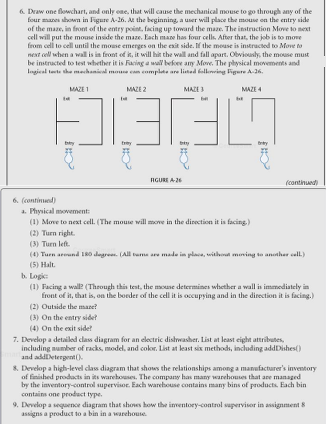 Solved Draw one flowchart, and only one, that will cause the | Chegg.com