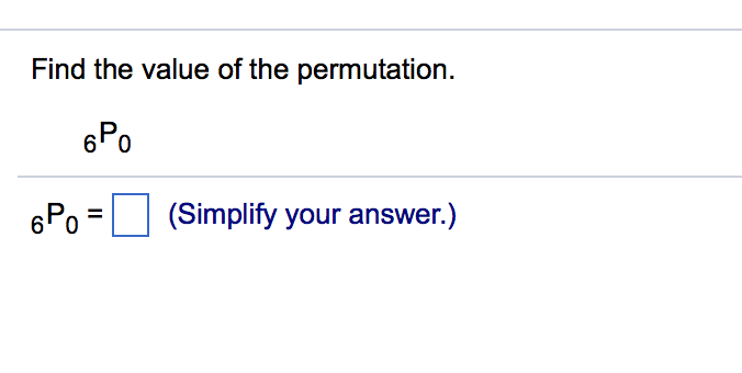 Solved Find the value of the permutation 6 o 6o | Chegg.com