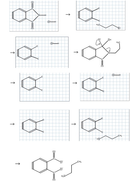 Complete the structures, using curved arrow | Chegg.com