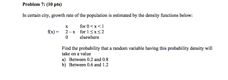 Solved In certain city, growth rate of the population is | Chegg.com