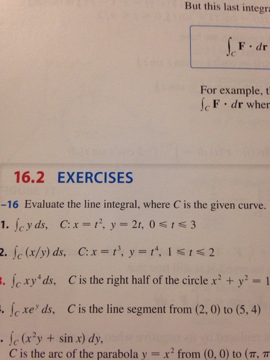 Solved Evaluate the line integral, where C is the given | Chegg.com