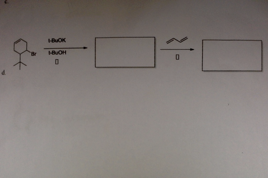 Solved C. t-BuOK Br t-BuOH | Chegg.com