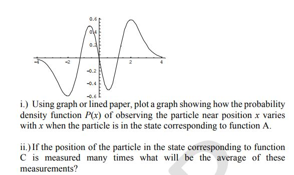 Solved 4.) Calculate P(x, t) the probability of finding a | Chegg.com