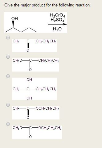 Solved Give the major product for the following reaction. | Chegg.com