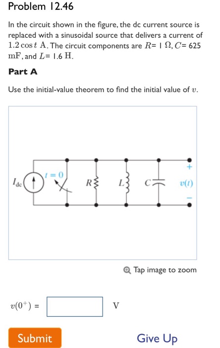 Solved In the circuit shown in the figure, the dc current | Chegg.com