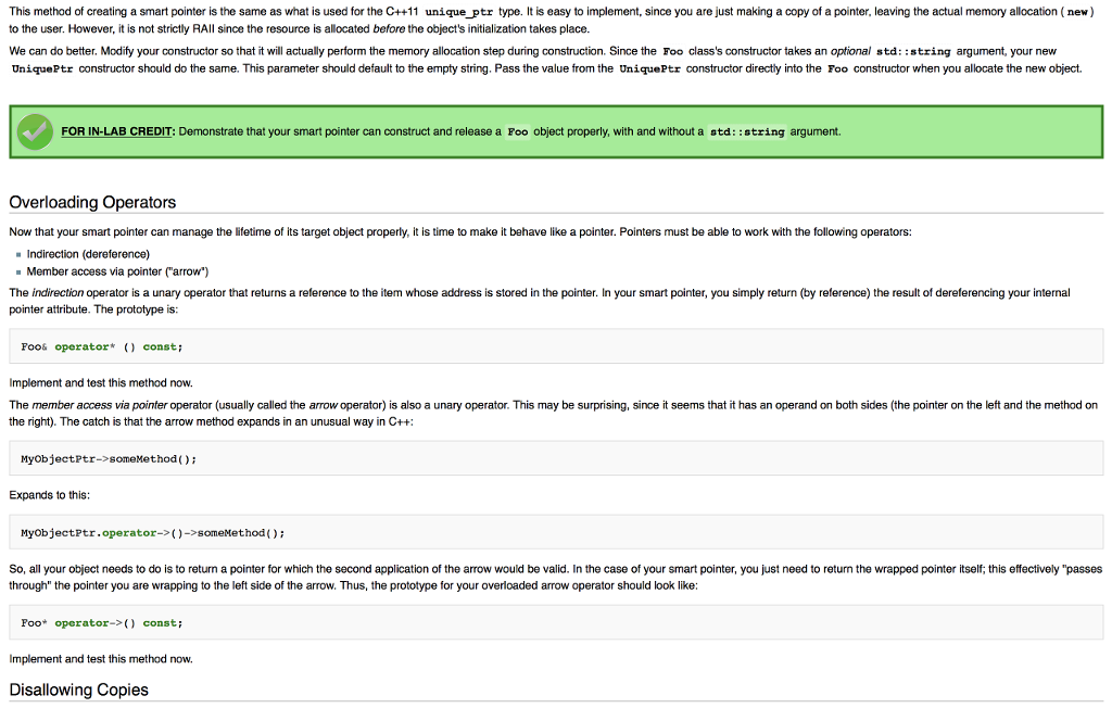 @file Foo.h * * @brief Defines a | Chegg.com