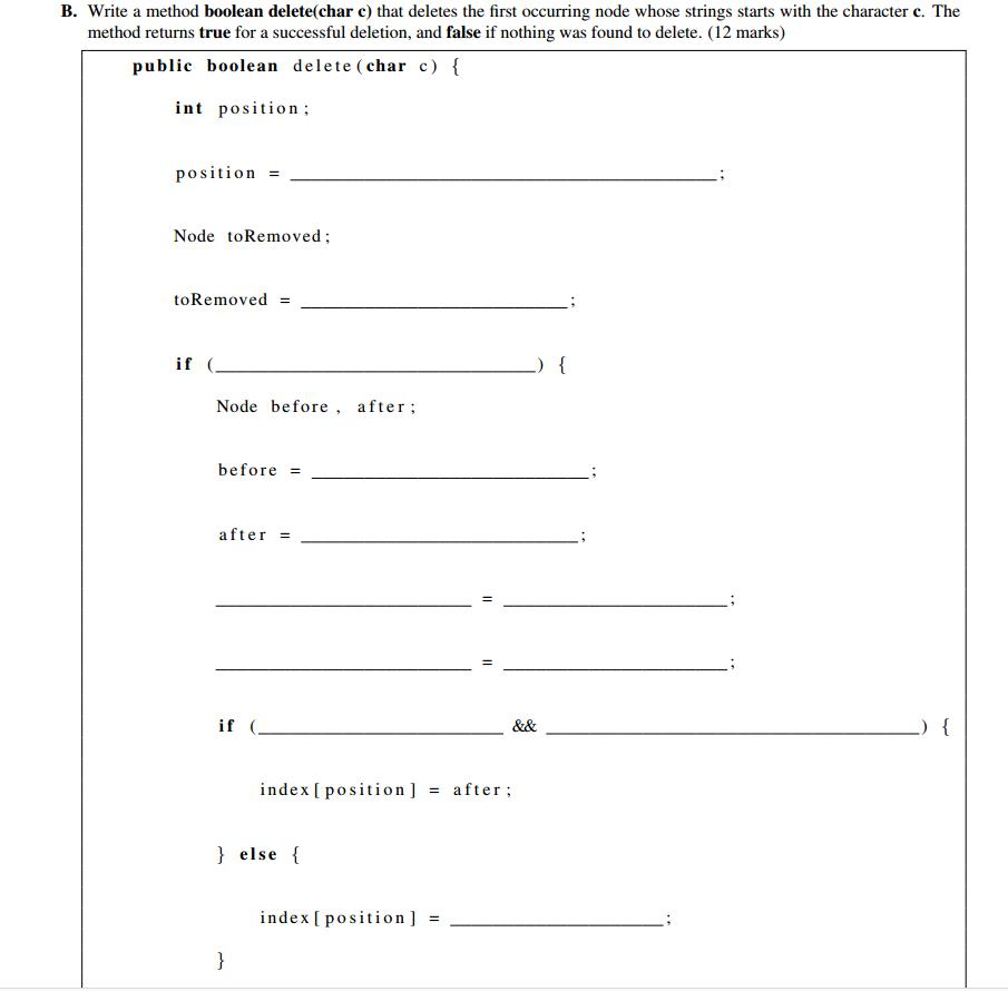 Solved Question 3 (15 marks A doubly linked list that | Chegg.com