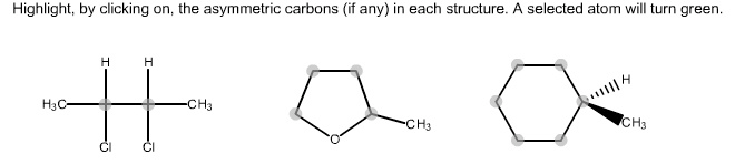 There are asymmetric carbons in the first two | Chegg.com