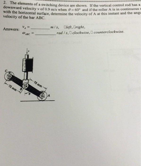 Solved 2. The elements of a Switching device are shown. If | Chegg.com
