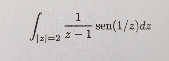 Solved sen(1/z dz | Chegg.com