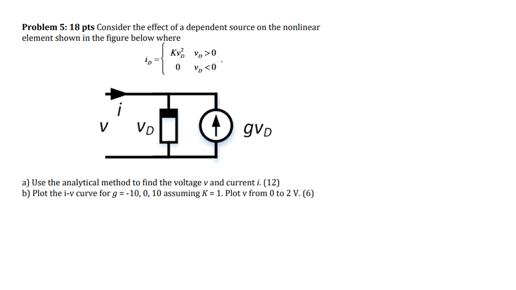 Solved Problem 5: 18 pts Consider the effect of a dependent | Chegg.com