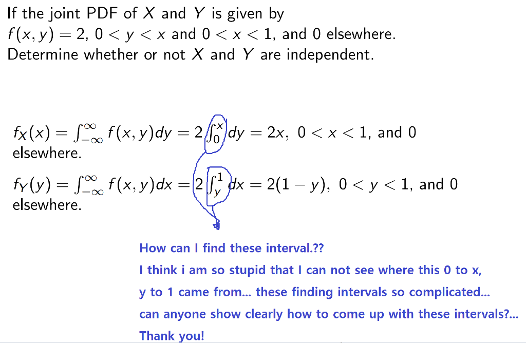 Solved If the joint PDF of X and Y is given by f(x,y)-2. O 〈 | Chegg.com