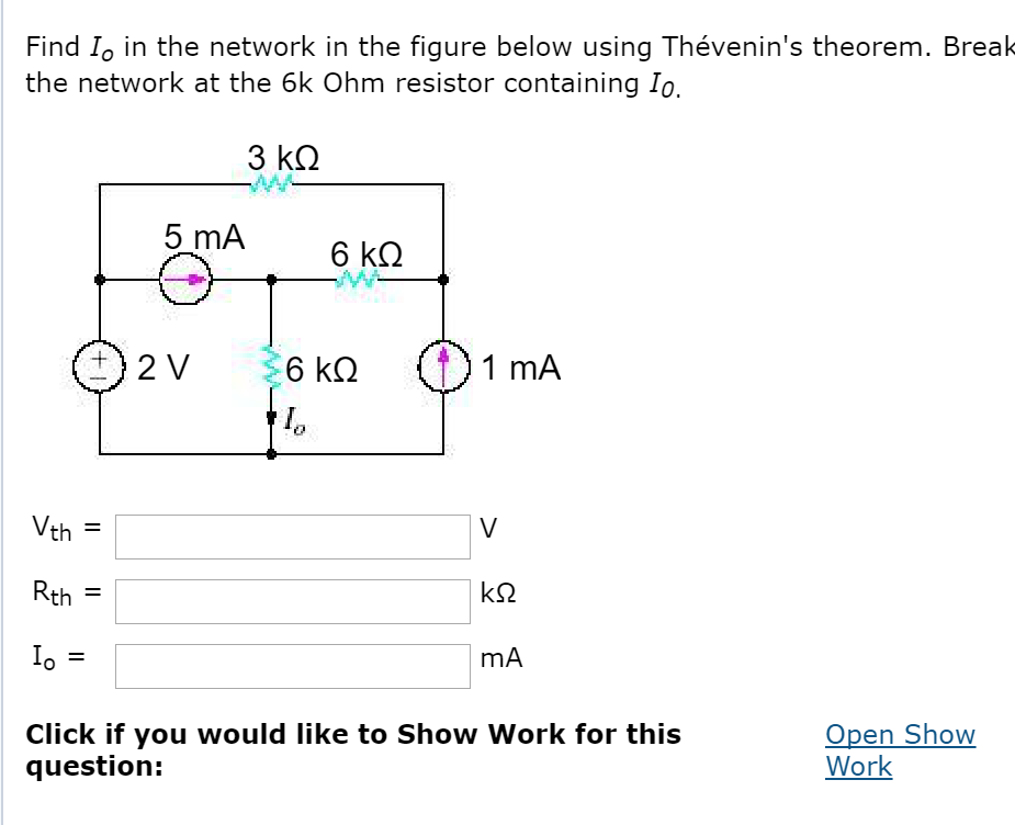 Solved Find Io in the network in the figure below using | Chegg.com