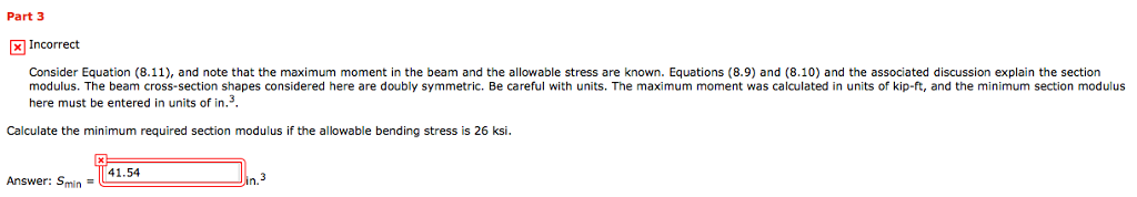 Solved The beam shown in Figure P8.37 will be constructed | Chegg.com