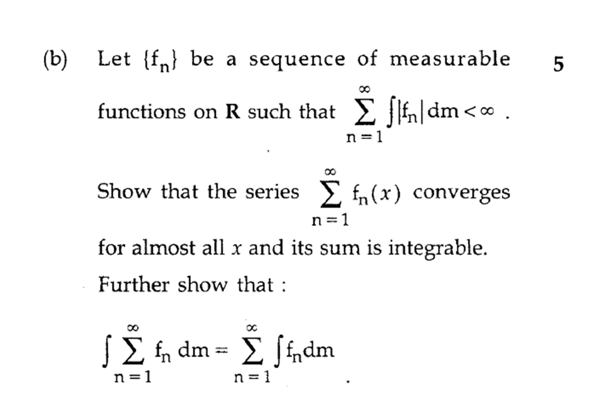 Let {f_n} be a sequence of measurable functions on R | Chegg.com