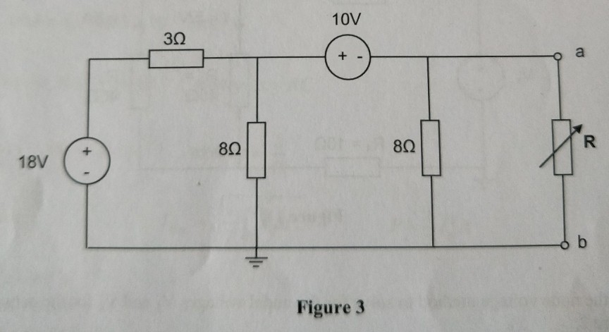 Solved a) determine the open circuit voltage across a and b | Chegg.com